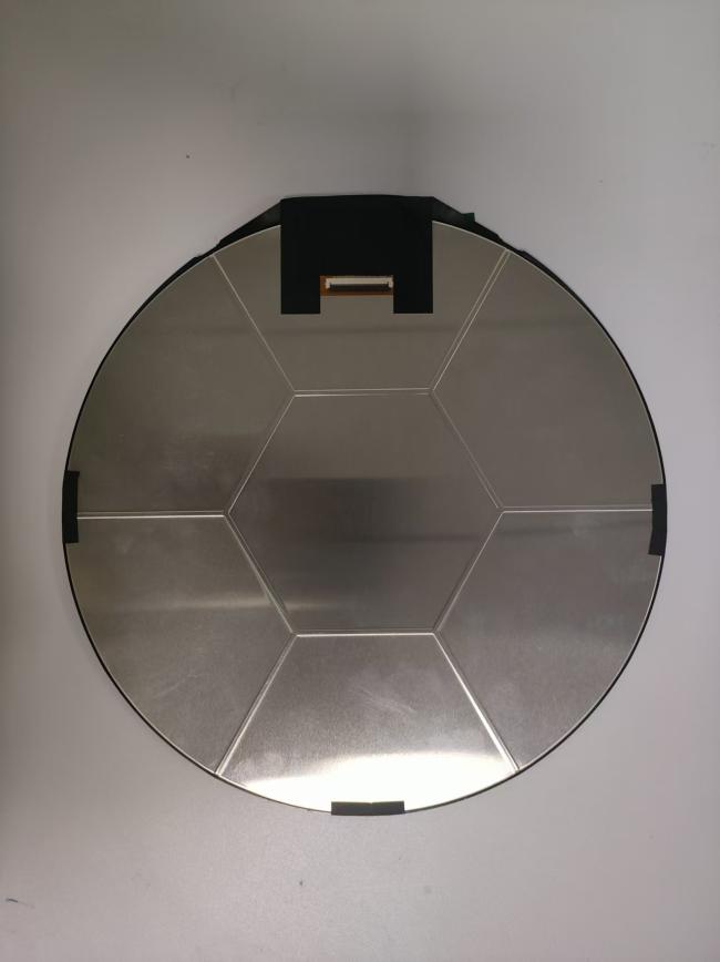 8.2 inch round TFT display close-up