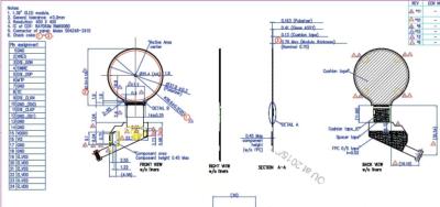 Cina Display AMOLED da 1,39", Risoluzione 400x400, Interfaccia MIPI a 24 PIN, Alta nitidezza per dispositivi indossabili in vendita