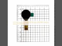 1.08 Inch Round Display Tft Lcd 240x210 Dots SPI4 Lane Interface Driving IC ST7789V2 400c/D