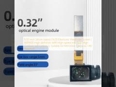 0.32 Inch Silicon Based Mini Oled Module 4k Oled Microdisplay 800*600 Self Luminous
