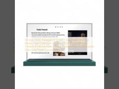 30 Inch Oled Clear Display Integrated Stitching Model Customizable Size Low Power Consumption