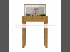 1366*768 schermo trasparente OLED personalizzato con tavolo armadio vini