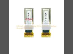 0.86インチ ミニOLEDディスプレイ 96*32 28ピン I2Cインターフェース 駆動IC SSD1316Z2