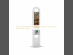 Segnaletica OLED trasparente da 48 pollici 1920*540 autoemissione con design elegante