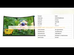 55 Inch Flexible AMOLED Display 1920x1080 MIPI 400cd/M² For Curved TVs