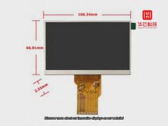 4.3 inch high resolution high brightness  tft display 1920×1080 dots 50 pins  lvds interface