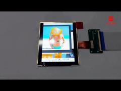 3,5 inch vierkant LCD-paneel 1440*1600 pixels 50 PINS MIPI-interface Driving IC JD36860 150 C/D