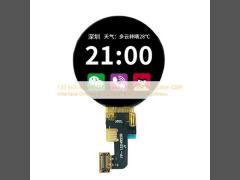 1.3 Inch Round TFT Display 240x240 Resolution 24 pins MCU Interface Driving IC GC9A01 300C/D brightness