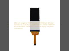 2.79-inch TFT LCD color screen | 142×428 long strip resolution, NV3007 driver, serial port screen, dedicated for industrial equipment status bars, easy to install in narrow spaces, stable display