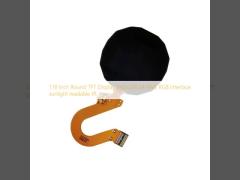 1.3 Inch Round TFT Display , 320x320 24 PINS MIPI 500cd/M2 Driving IC ST7796DW
