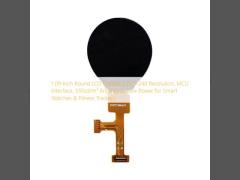 1.09-Inch Round LCD Module | 240×240 Resolution, MCU Interface, 350cd/m² Brightness, Low Power for Smart Watches & Fitness Trackers