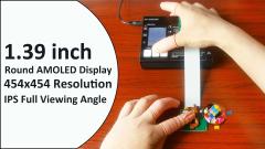 1.39 Inch Circular Oled Screen Round Oled Arduino 454*454 MIPI/SPI Interface