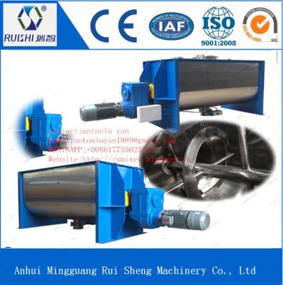 China Ribbon screw horizontal powder mixer/dry ingredient horizontal mixer/cereal powder ribbon mixer industrial food mixing for sale