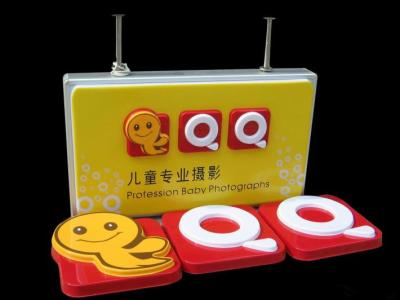 China Customized LED Vacuum Formed Acrylic Light Box Double Sided For Shopping Mall for sale