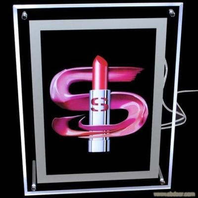 Cina Scatola leggera acrilica del cristallo LED del pannello del Super Slim, struttura dell'esposizione del contenitore leggero di manifesto di film in vendita