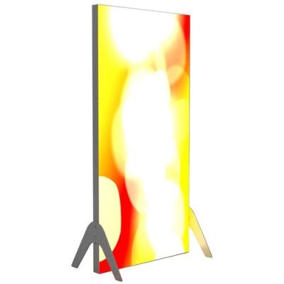 China Fabric Poster Frameless LED Light Box Advertising Displays Free Standing for sale