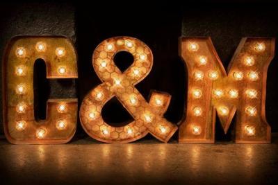 Cina Impermeabilizzi il LED che rustico le grandi lettere del metallo con le luci hanno illuminato a 21 pollici per la festa in vendita