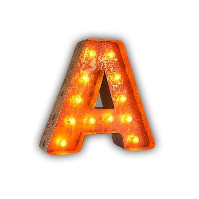 Cina Lo stile d'annata del circo delle luci della lettera dell'alfabeto del LED accende il segno per la decorazione della stanza in vendita