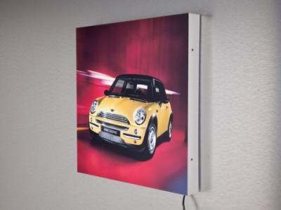 Cina Cornici fissate al muro del tessuto LED con stampa UV della protezione leggera in vendita