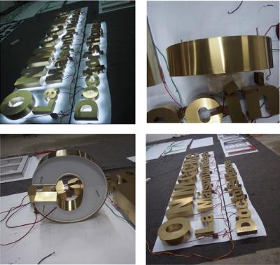 Cina Risparmio energetico all'aperto del bordo del cartellone pubblicitario delle lettere del segno Backlit LED in vendita