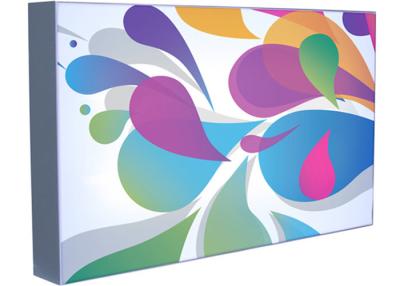 China 100MM Aluminum Frame Fabric LED Light Box , LED Display Light Box Without Border for sale