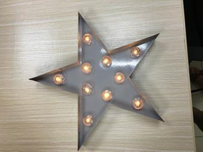 Cina La lampadina dell'argento della decorazione di festa firma le lettere/le lettere tenda foranea di Lit in vendita