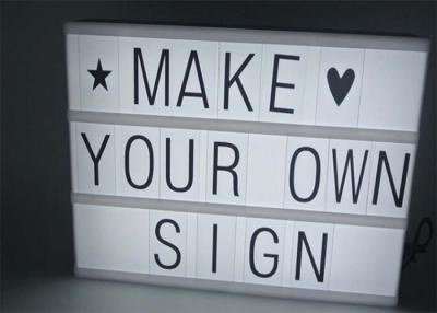 Cina Forma LED Lightbox cinematografico personalizzabile di rettangolo per la decorazione di Natale in vendita