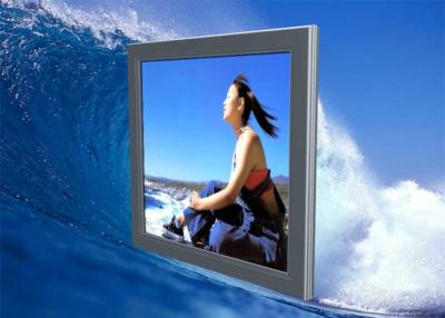 China Black / Silver Aluminum Frame Poster Frame Light Box , LED Photo Light Box for sale