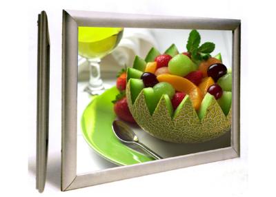 Cina Scatola leggera della struttura di alluminio di Lit del bordo del LED, scatola leggera del menu piano fissata al muro in vendita