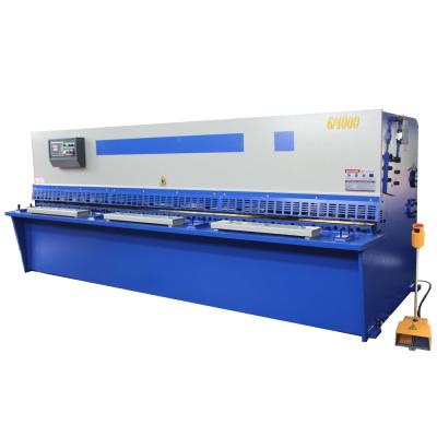 China Strip Shearing Maanshan Factory QC12Y-4*1500 Steel Plate Processing Manual Strip Cutting Hydraulic Shearing Machines for sale