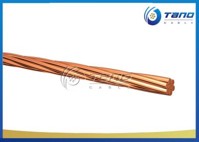 China Overhead Bare Copper Conductor , Plain Bare Hard Drawn Copper Conductor for sale