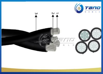 China 3 / 0 AWG Overhead Service Drop Cable 1 kV With CE ISO Certification for sale