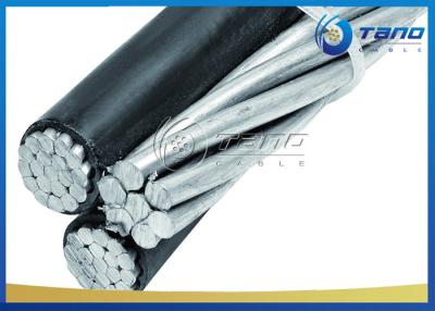China None Jacket Overhead Service Drop Cable , Twist Aerial Aluminum Cable 600V for sale