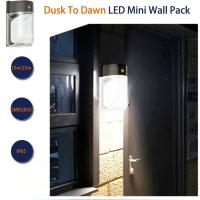 China Small Ip65 LED Wall Pack Light Photocell Motion Sensor Solar Wall Light for sale