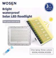 China 100W Solar Powered LED Security Lights Illuminated Workshop LED Flood Lights for sale