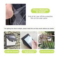 China Decorative Security Outdoor LED Solar Wall Light Efficient Energy for sale