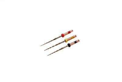 China RC Gold Reciprocating Endo Files , NITI Rotary Instruments In Endodontics for sale