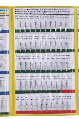 China Green Dental Diamond Burs For Grinding Metal Plastic And Porcelain for sale