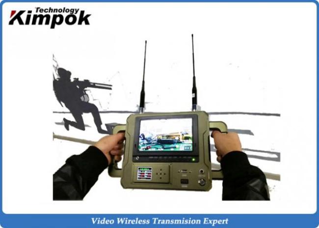 75ms Zender en Ontvanger 200km UAV COFDM Videoafzender UHF van latentie Draadloze Gegevens