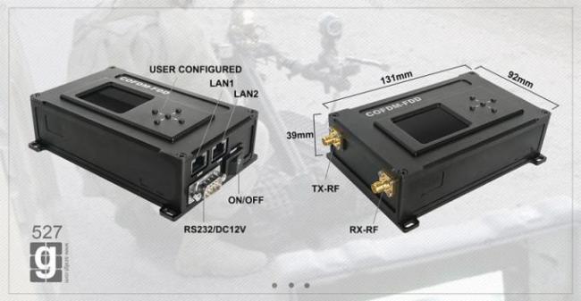 trasmettitore senza fili di fino a 50km COFDM video con il ricetrasmettitore di Ethernet di 2W rf abbassare latenza
