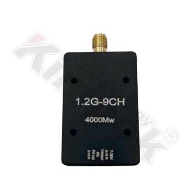 China 1.2Ghz 4W UAV Video Transmitter FM Modulation 9 Channels VTX Wireless Stable Transmission for sale