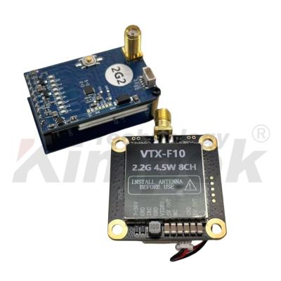 China FPV Video Transmitter 2.2G 4.5W UAV VTX Drone Accessories Long-Distance Drone VTX VRX for sale