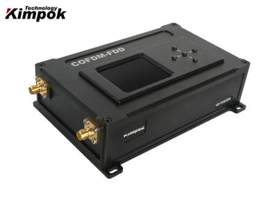 China Mini RJ45 COFDM IP Transmitter For UAV Robot Duplex Video Data for sale