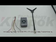 1.7Ghz VTX Draadloze UAV Video Transmitter Ondersteuning IRC Tramp Video Link 4W RF Power VTX