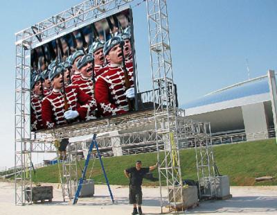 China high brightness p10 led display for sale