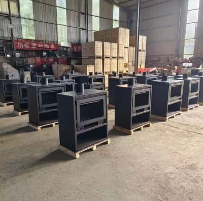 中国 国内熱する炉のヨーロッパの鋳鉄の暖炉はまきの実質火の暖房の暖炉を埋め込んだ 販売のため