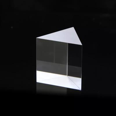 Cina 40 * 40 mm vetro ottico Bk7 / K9 spettrometro al quarzo prisma triangolare equilatero in vendita