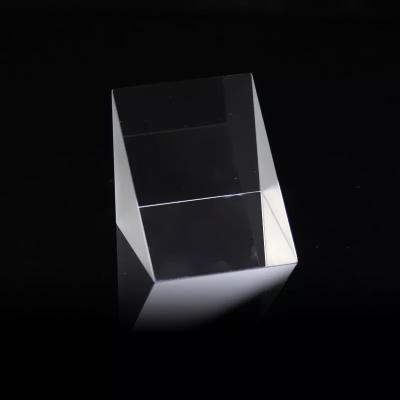 Cina 40 * 40 mm vetro ottico Bk7 / K9 spettrometro al quarzo prisma triangolare equilatero in vendita