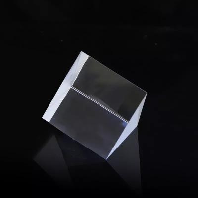 Cina 40 * 40 mm vetro ottico Bk7 / K9 spettrometro al quarzo prisma triangolare equilatero in vendita