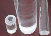 China Light Guide Optical Solid Pure Quartz Glass Rod High Strong Hardness for sale